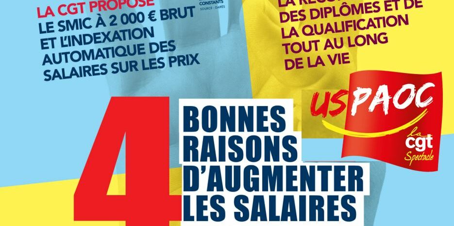 4 BONNES RAISONS D AUGMENTER LES SALAIRES - CGT USPAOC